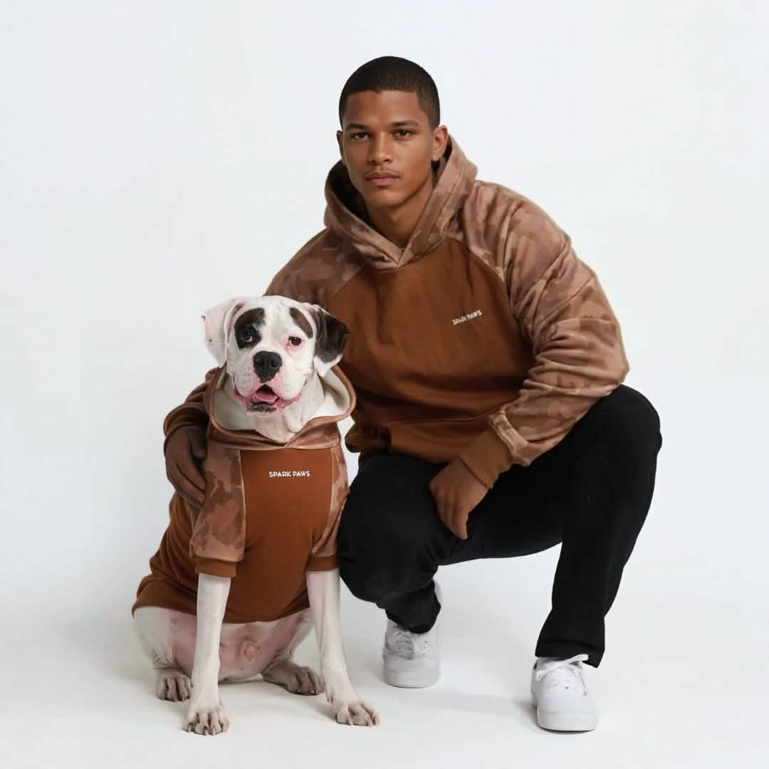 Desert Camo Human Hoodie – SPARK PAWS