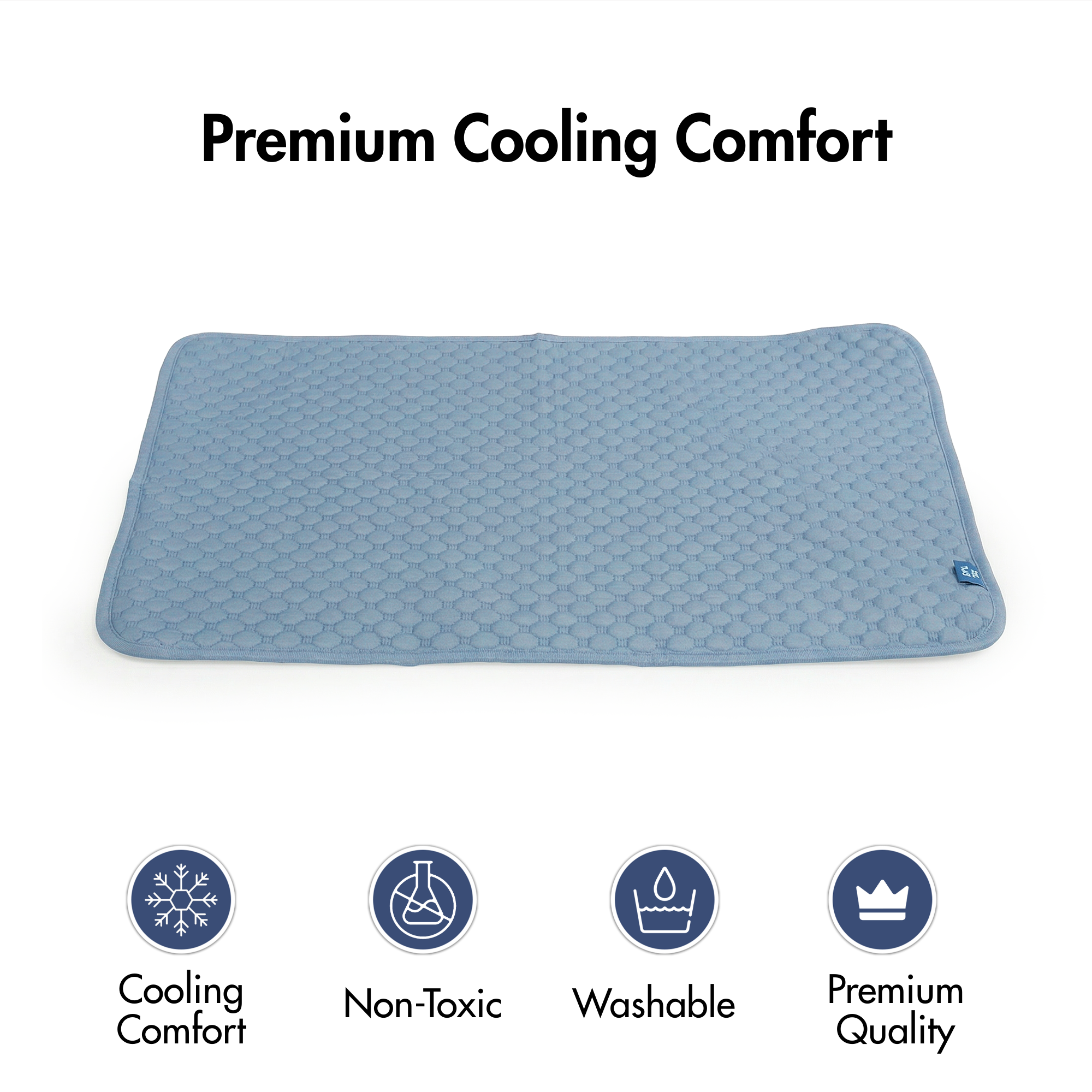 Frostcore™ Cooling Mat - Ash Blue – SPARK PAWS