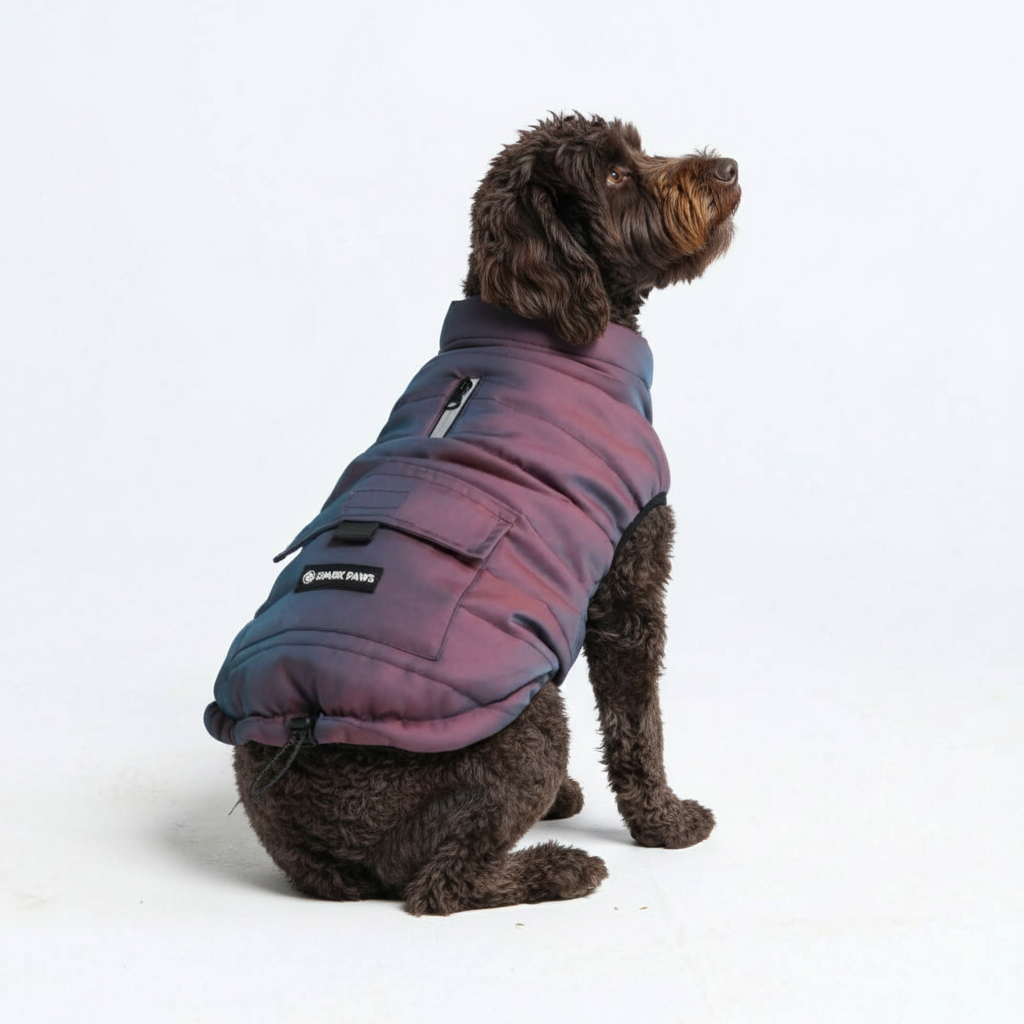 WarmShield Water-Resistant Jacket - Cosmic – SPARK PAWS