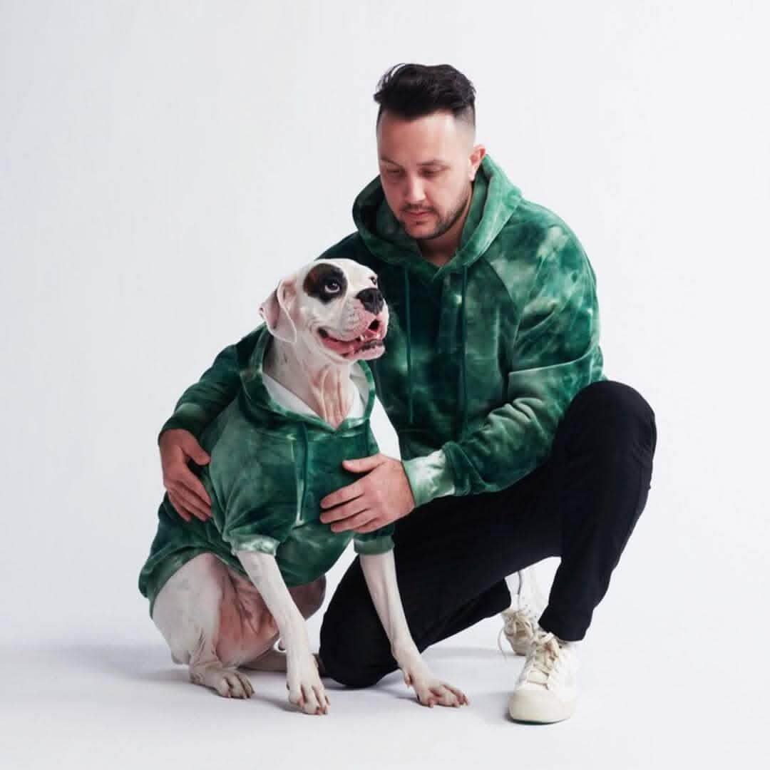 Velvet Human Hoodie - Emerald Green – SPARK PAWS
