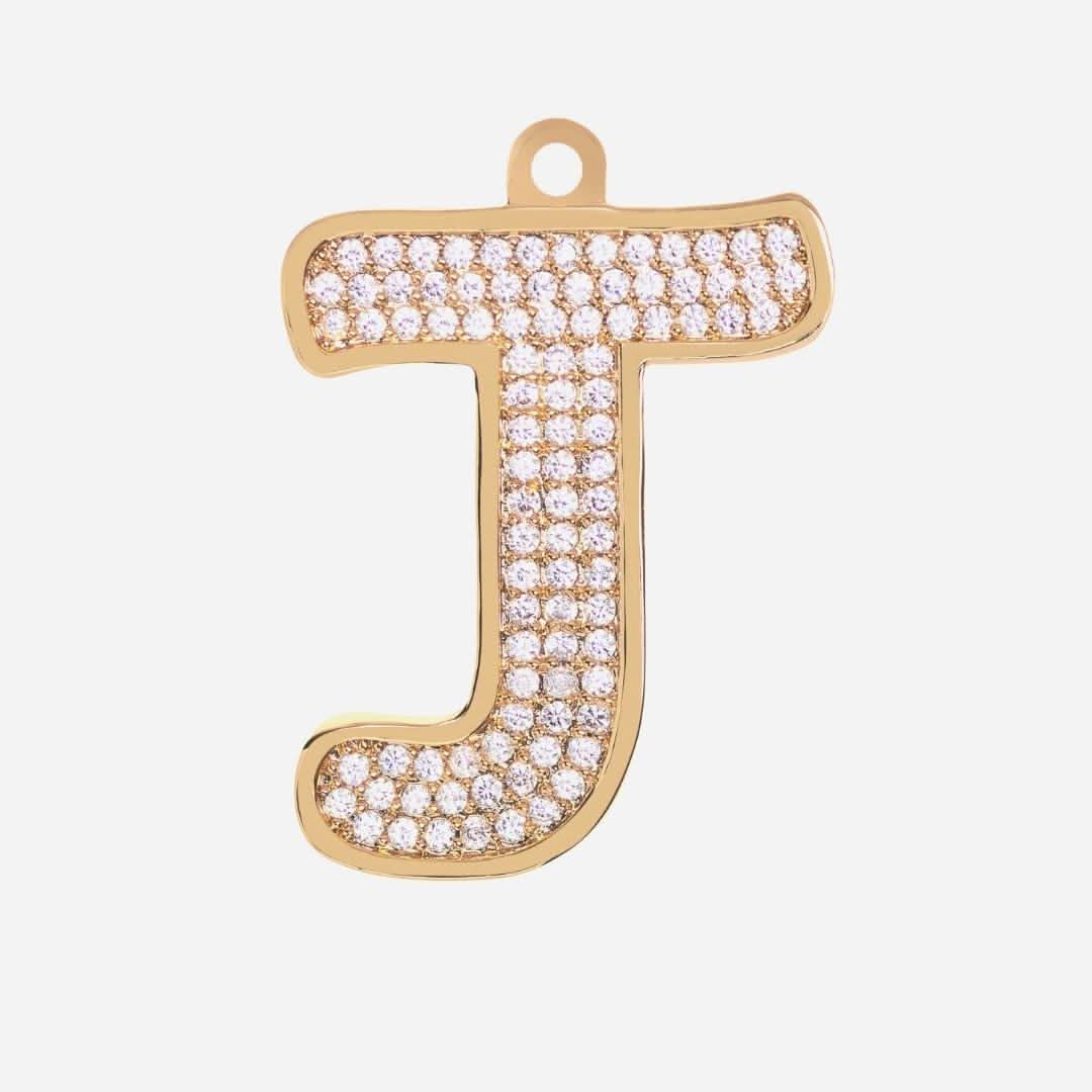 Gold Initial Letter Jewelry Tags for Dogs – SPARK PAWS